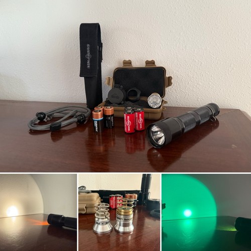 Vintage Surefire 9P Flashlight Hunting Set-up Combo plus Extras | eBay