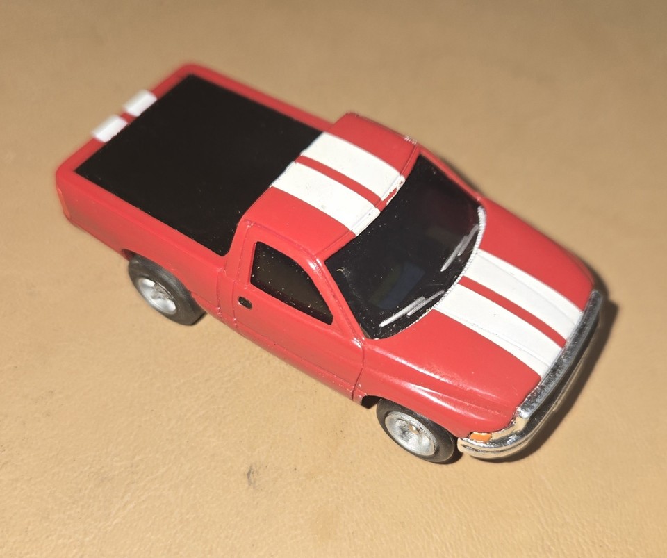 AFX Non MagnaTraction Red Dodge RAM Pickup HO Slot Car. | eBay
