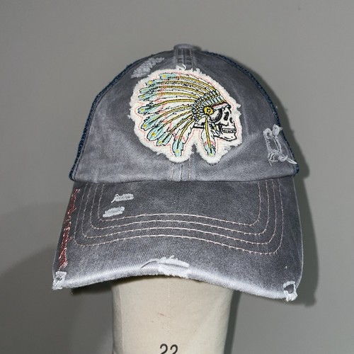 Simply Southern Skull Tribal Ponytail Trucker Hat Baseball Cap | eBay