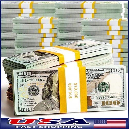 1000 pcs Movie Props money Fake bills look real for video party ...