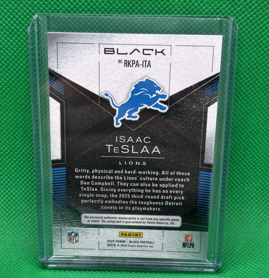 2025 Panini Black Football Isaac Teslaa Citrion RPA 69/99 | eBay
