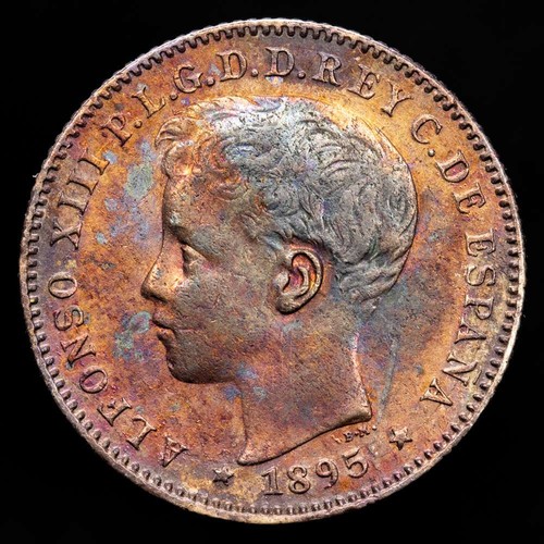 Alfonso XIII 20 Centavos 4,95 1895 Puerto Rico PG·V AC-126 EBC- | eBay