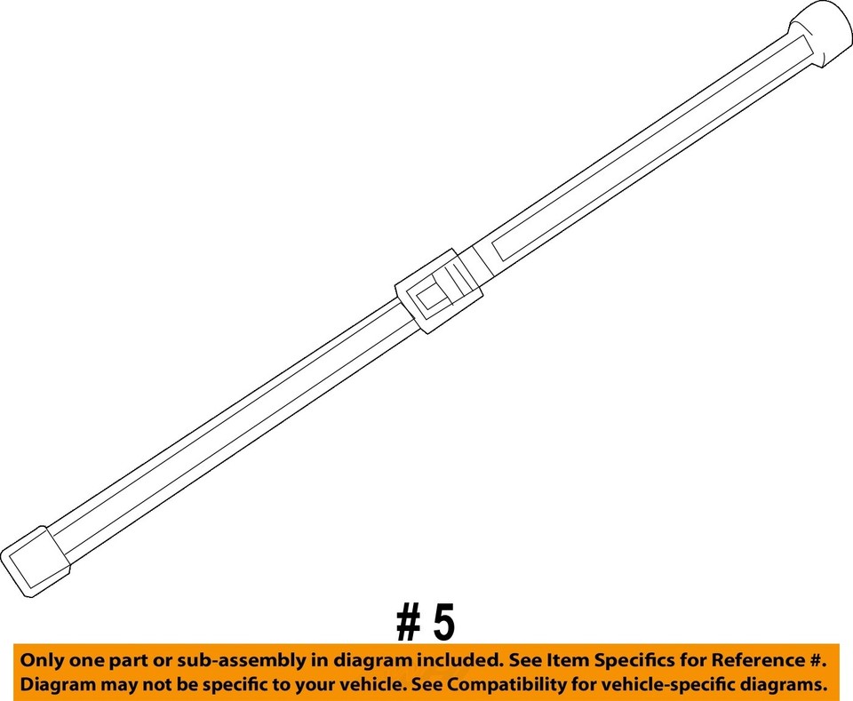 BMW OEM 2018 X3 Wiper-Rear Window Blade 61627407273 | eBay