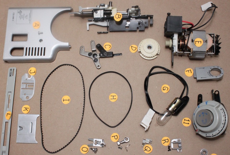 Singer Sewing Machine Model CG-590C REPLACEMENT PARTS - CHOOSE YOUR ...