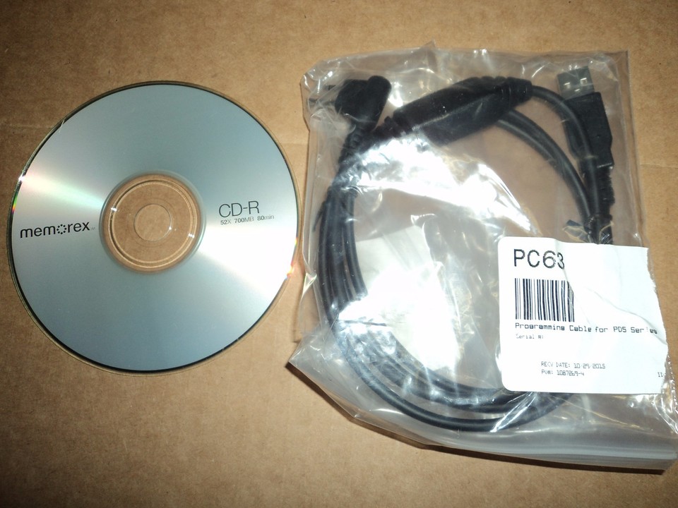 Hytera HYT Compatible PC63 USB Programming SOFTWARE & CABLE - PD502 ...
