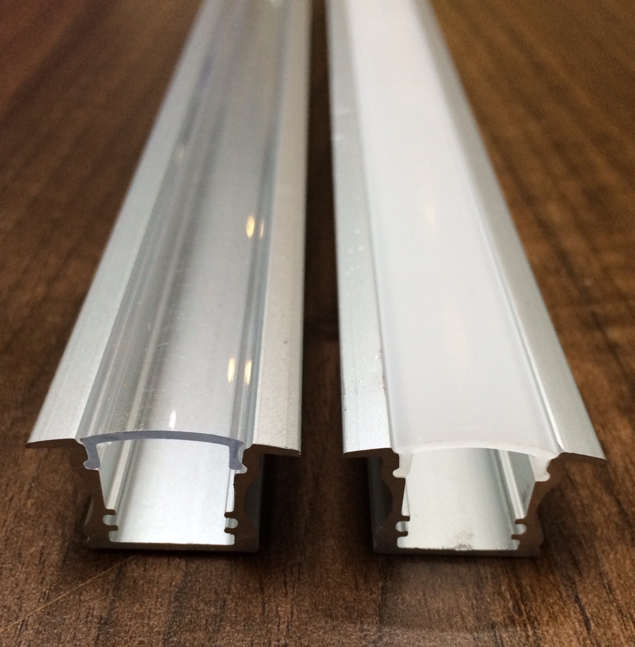 Recessed 15mm Aluminium Profile/Extrusion With Cover | eBay