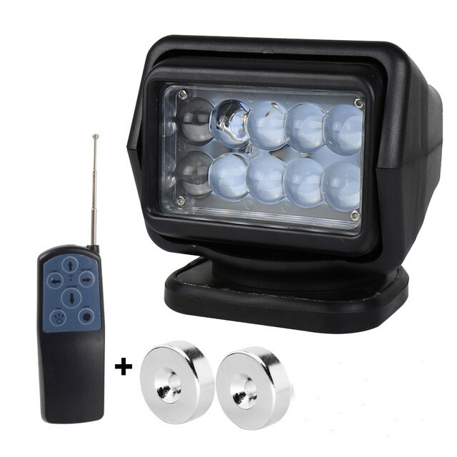 360° Portable Marine Searchlight Wireless LED Spotlight For Boats&Truck ...