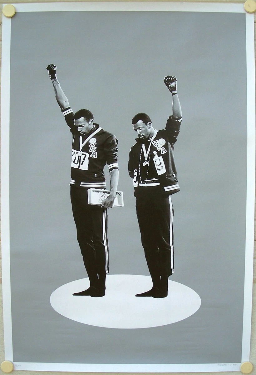 1968 Olympics Black Power Poster