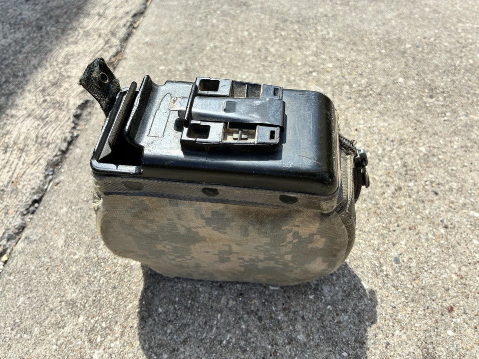 M249 Saw Gunner Magazine Nutsack Pouch 100 Round ACU used in Iraq | eBay