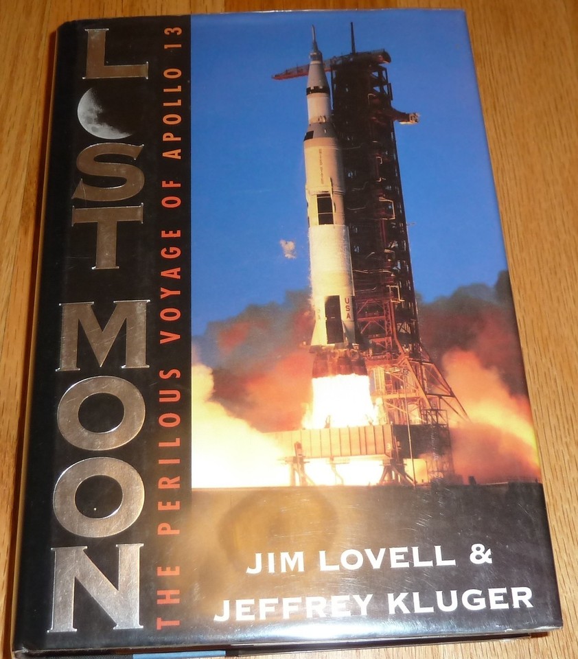 BECKETT CAPTAIN JAMES LOVELL LOST MOON AUTOGRAPHED HARDCOVER BOOK ...