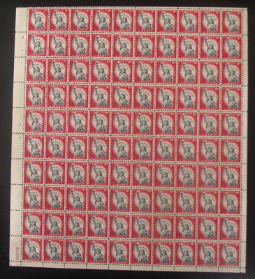 US Stamp Sheet #1044a 11c Statue of Liberty | eBay