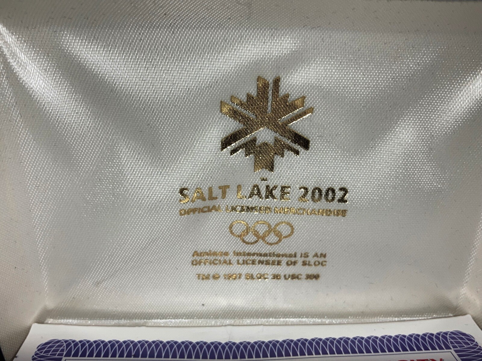 PIN 2002 Salt Lake City Olympics 2002 Culture with COA Limited 1,965 of ...