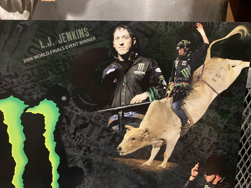 PBR Pro Bull Riders MONSTER ENERGY ~ New Old Stock Poster Advertising ...