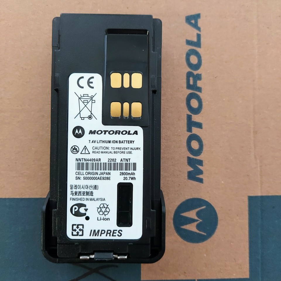 NEW In Box Motorola Xpr Impres 2800mAh Li-Ion Battery For XPR7550E ...