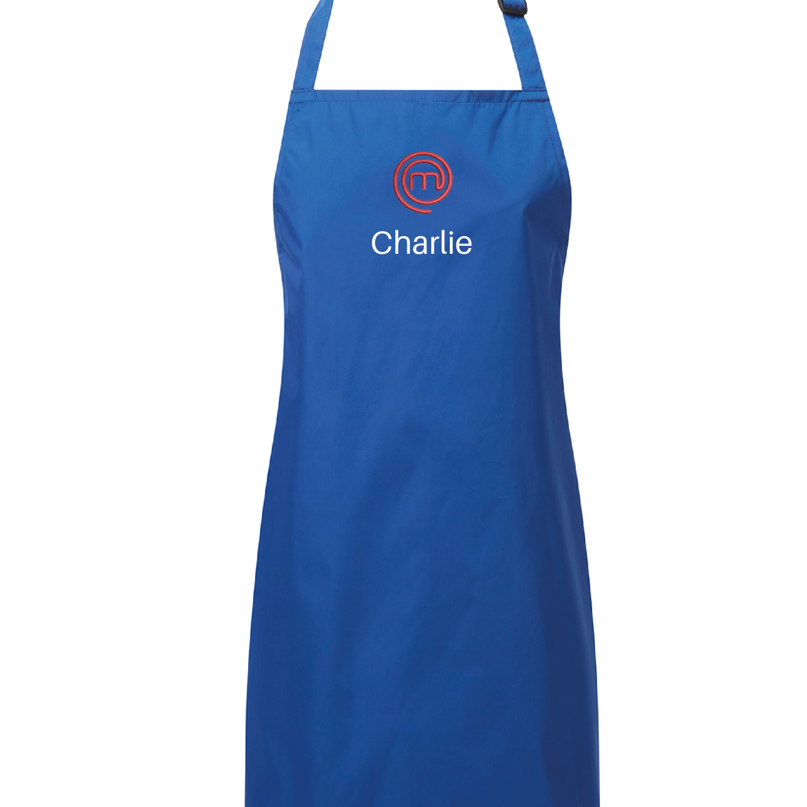 Embroidered Masterchef apron personalised - pinefore bib chef kitchen ...