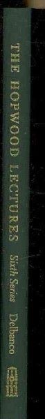 Hopwood Lectures by Nicholas Delbanco (2009, Hardcover) for sale online ...