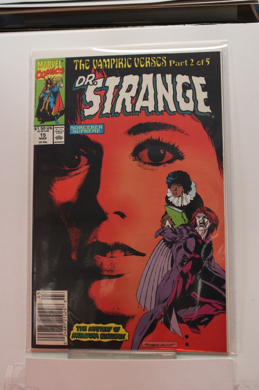 DOCTOR STRANGE #15 (1990) Morbius, Roy Thomas, Jackson Guice, Marvel ...
