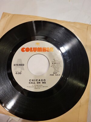 Chicago Call On Me / Prelude To Aire 45 Columbia 1974 promo | eBay