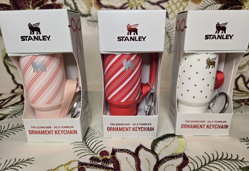 Target EXCLUSIVE 2025 Stanley Cup Keychain Ornament Set of 3 | ALL ...