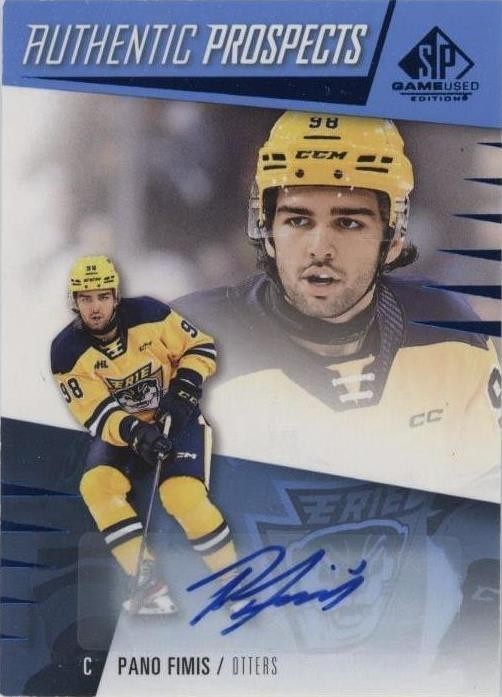 2023-24 Upper Deck SP Game Used CHL Edition - Pano Fimis #21 Blue ...