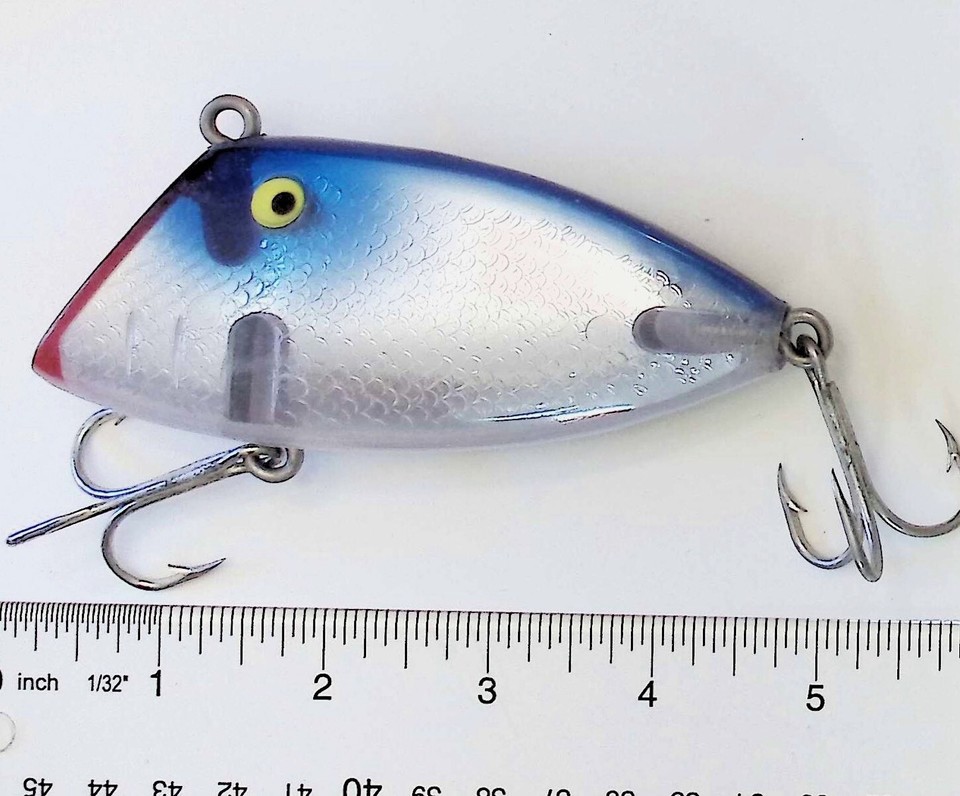 Salty Boogie Blue Flash Scale Bayou Boogie Old Fishing Lures Whopper ...