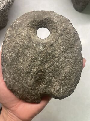 MLC s1435 Banded Slate Ovate Bannerstone Preform Findlay Ohio Old Stone ...