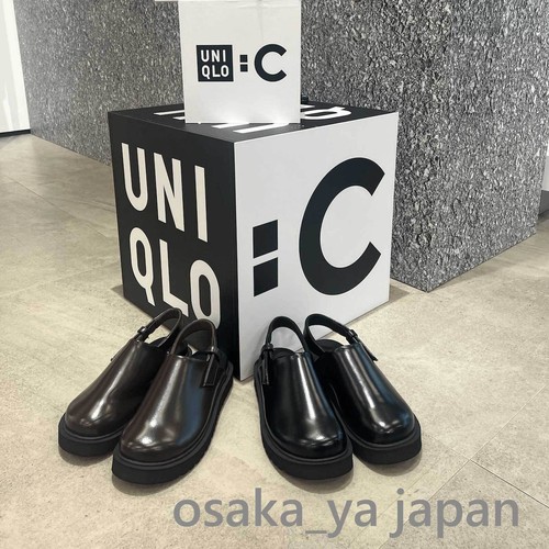 UNIQLO:C Clogs shoes BLACK DARK BROWN S/M/L/XL Sandals Women New Japan ...