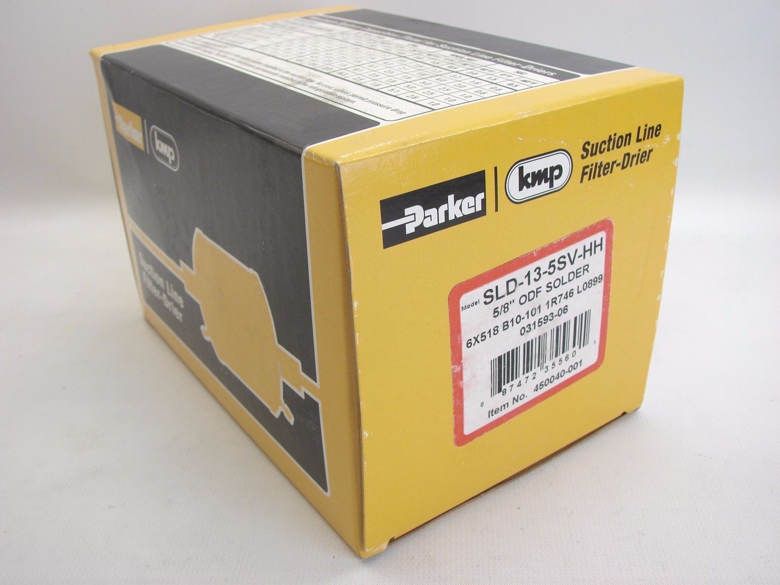 PARKER SLD-13-5SV-HH Suction Line Filter/Dryer 5/8" Sweat I.D. NEW IN ...