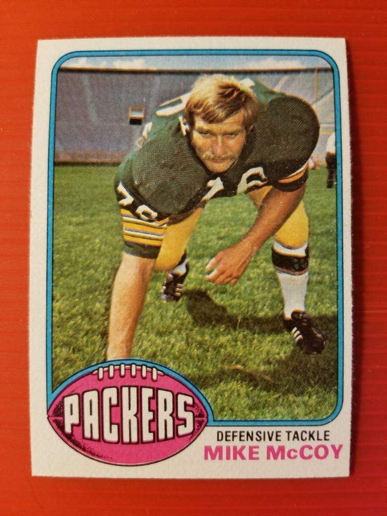 VINTAGE MIKE McCOY #262 GREEN BAY PACKERS - NOTRE DAME - 1976 TOPPS NFL ...
