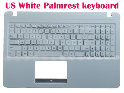 US White Palmrest keyboard for Asus F540L/F540LA/F540LJ/F540S/F540SA ...