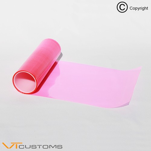 Pink Headlight Tinting Car Film Fog Lights Taillights Tint Wrap [ 30 x ...