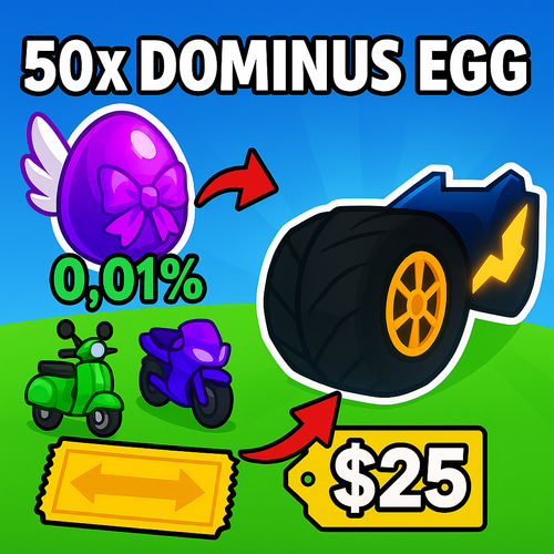 50X Dominus Egg | Motorcycle Racing | Roblox | eBay
