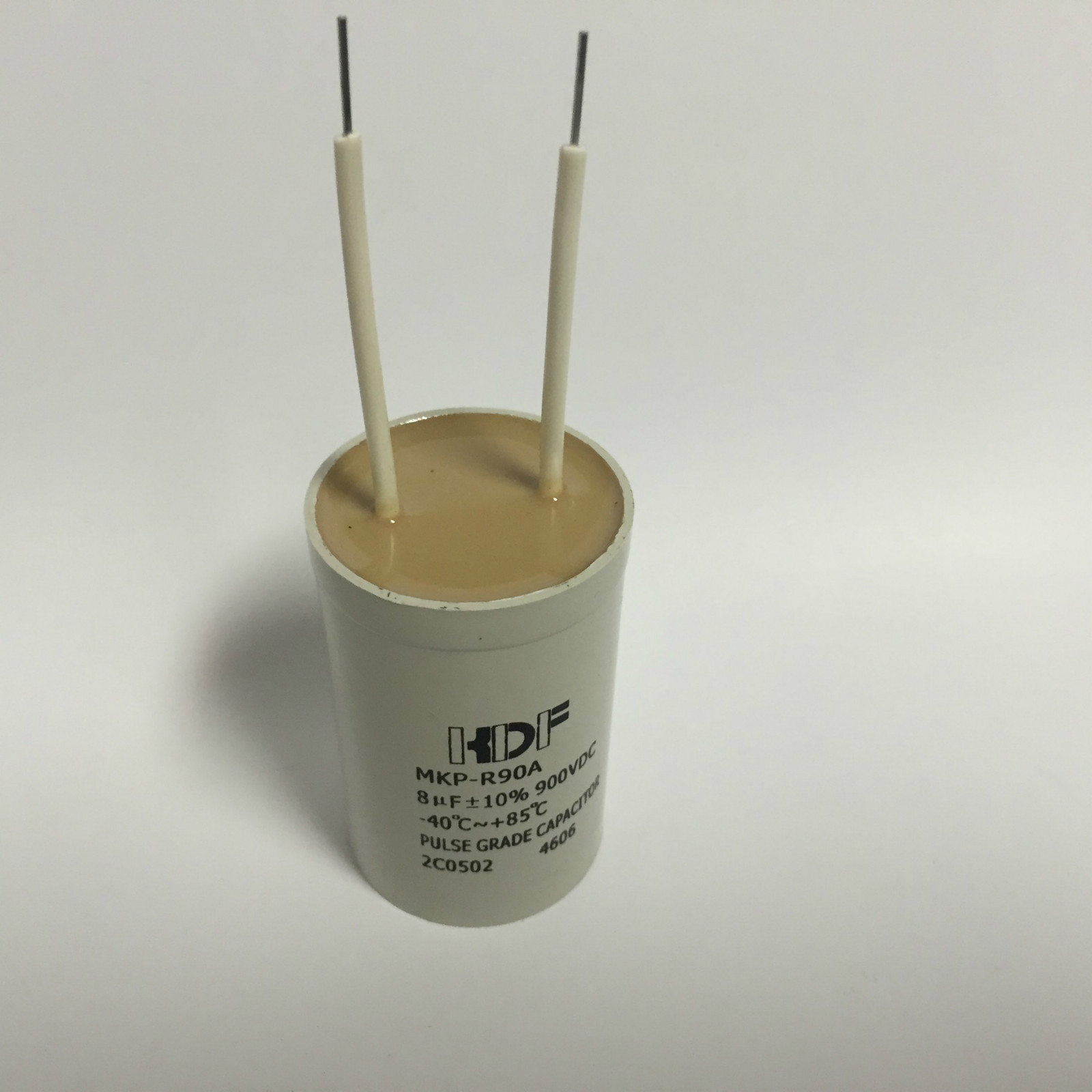 8uF 900vdc Pulse Grade Capacitor with 50mm leads suit electric fences ...