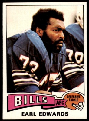 1975 Topps Earl Edwards Rookie Buffalo Bills #86 | eBay