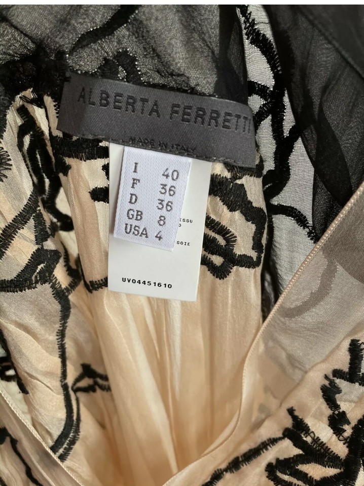 Alberta Ferretti formal dress size UK 8 beautiful dress&excellent ...