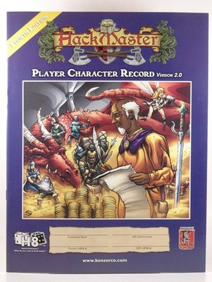 HackMaster Character Record Book Revised Team, Hackmaster Development Kenzer & | eBay