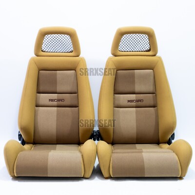 【1 PAIR】AUTHENTIC RECARO LXC TAN MONZA【US LOCATION NO CUSTOMS】 | eBay