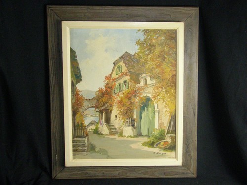 Ernst F Karger (1891-1968) American Oil On Canvas Impressionist ...