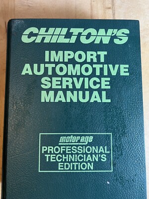 Chilton's Import Automotive Service Manual 1991-95 #8696 | eBay