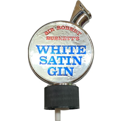Sir Robert Burnett's White Satin Gin Alcohol Pourer Dispenser | eBay