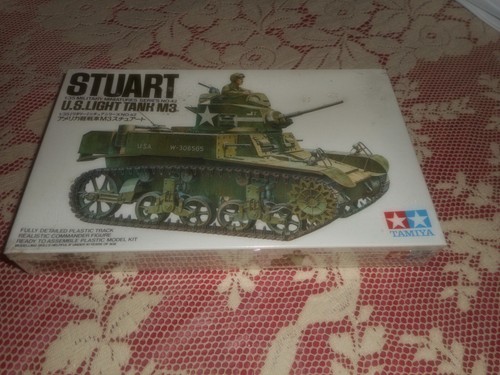 TAMIYA 35042, 1/35 STUART U.S. LIGHT TANK M3 PLASTIC MODEL KIT | eBay