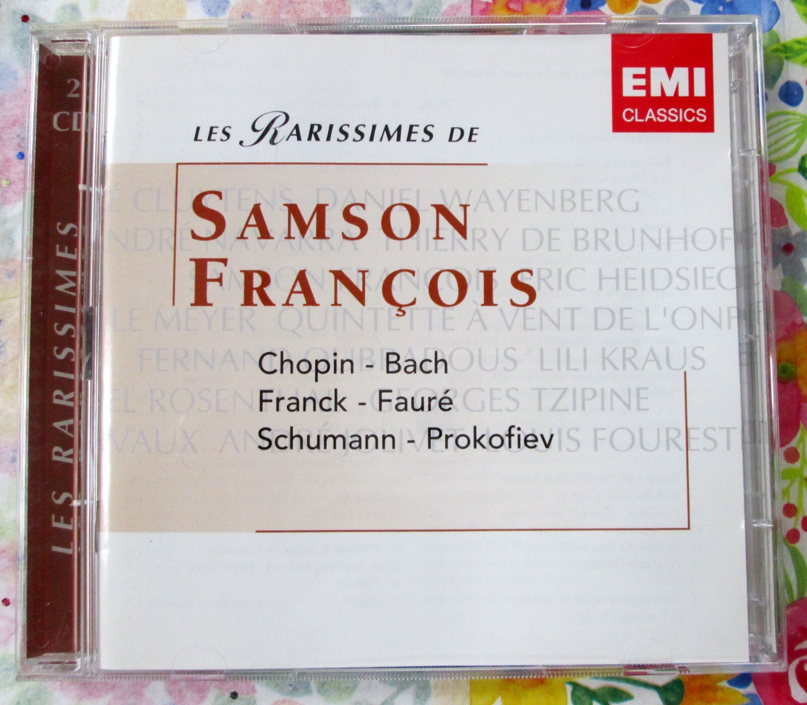 Samson François - les Rarissimes De ~ 2004 EUROPEAN 2CD Chopin Bach ...