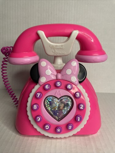 Genuine Disney Pink Minnie Mouse Battery Operated Toy Telephone | eBay