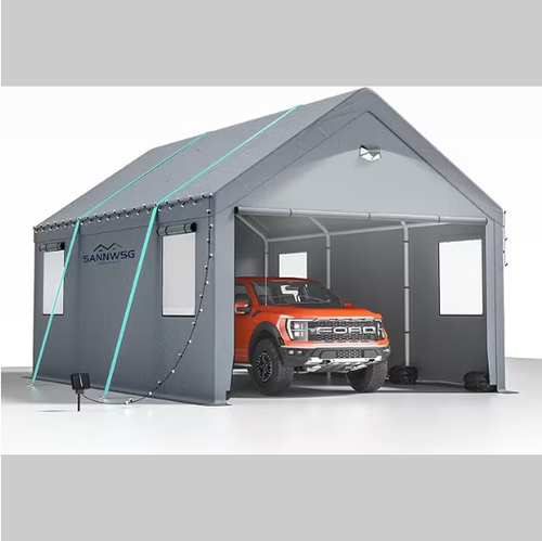 10x16 Heavy Duty Carport Canopy - Oversized Portable Car Tent Garage | eBay