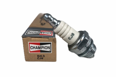 2 Pack OEM Genuine Champion CJ8 Spark Plugs #843 | eBay