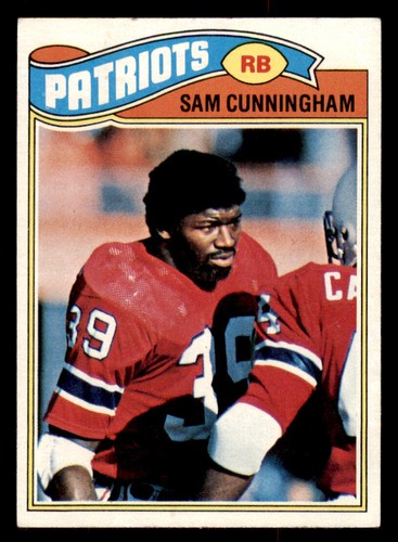 1977 Topps Sam Cunningham # 229 New England Patriots | eBay