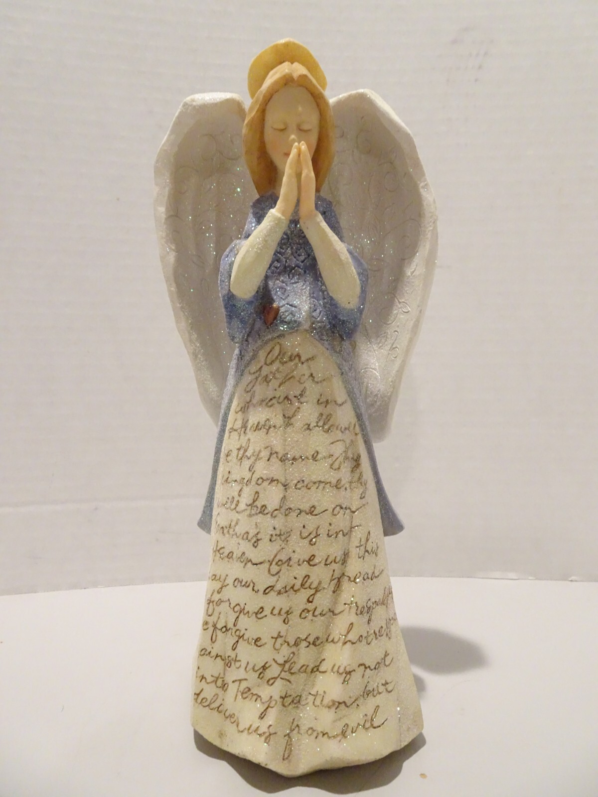 The Lords Prayer Collectible Figurine 2002 Foundations Angel Enesco ...