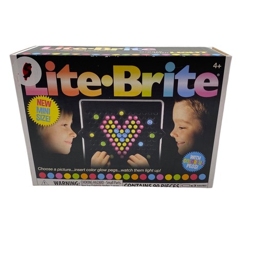 Basic Fun Hasbro Lite Brite Mini Size 02216 complete in box new 90 ...
