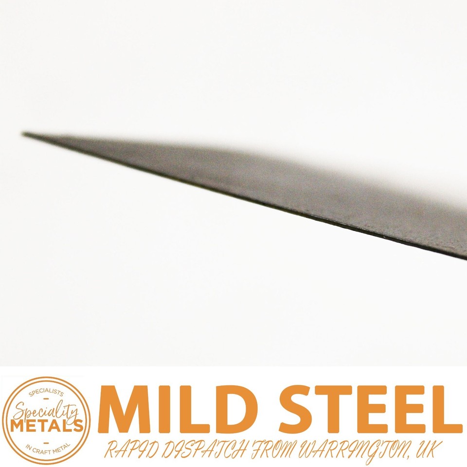 0.5mm Mild Steel Sheet Metal Plate Samples DIY & Car Repair 100mm x 5 ...