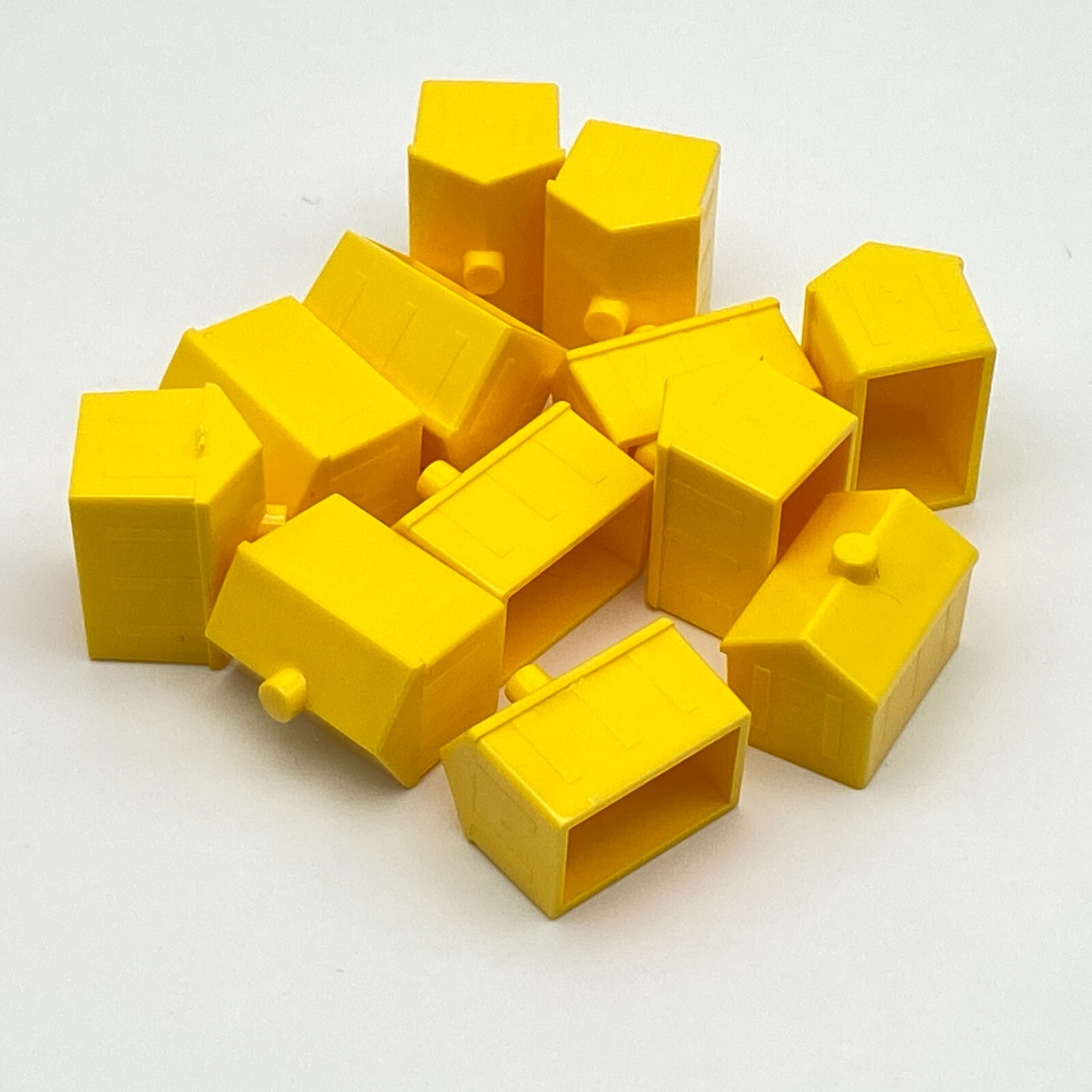 Monopoly Junior 12 Yellow Ticket Booths 1999 Replacement Pieces Parts ...